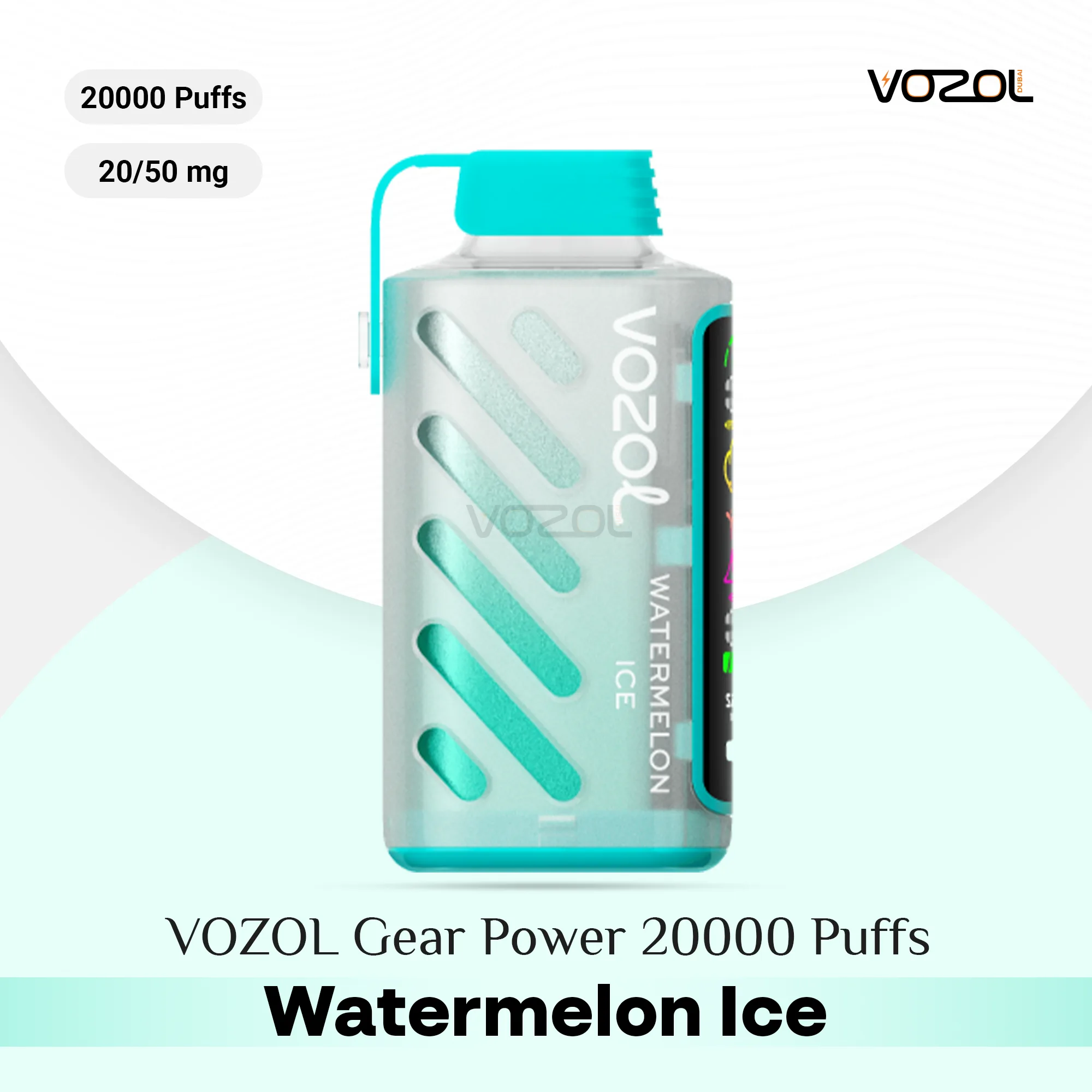 Buy VOZOL Gear Power 20000 Puffs Watermelon Ice