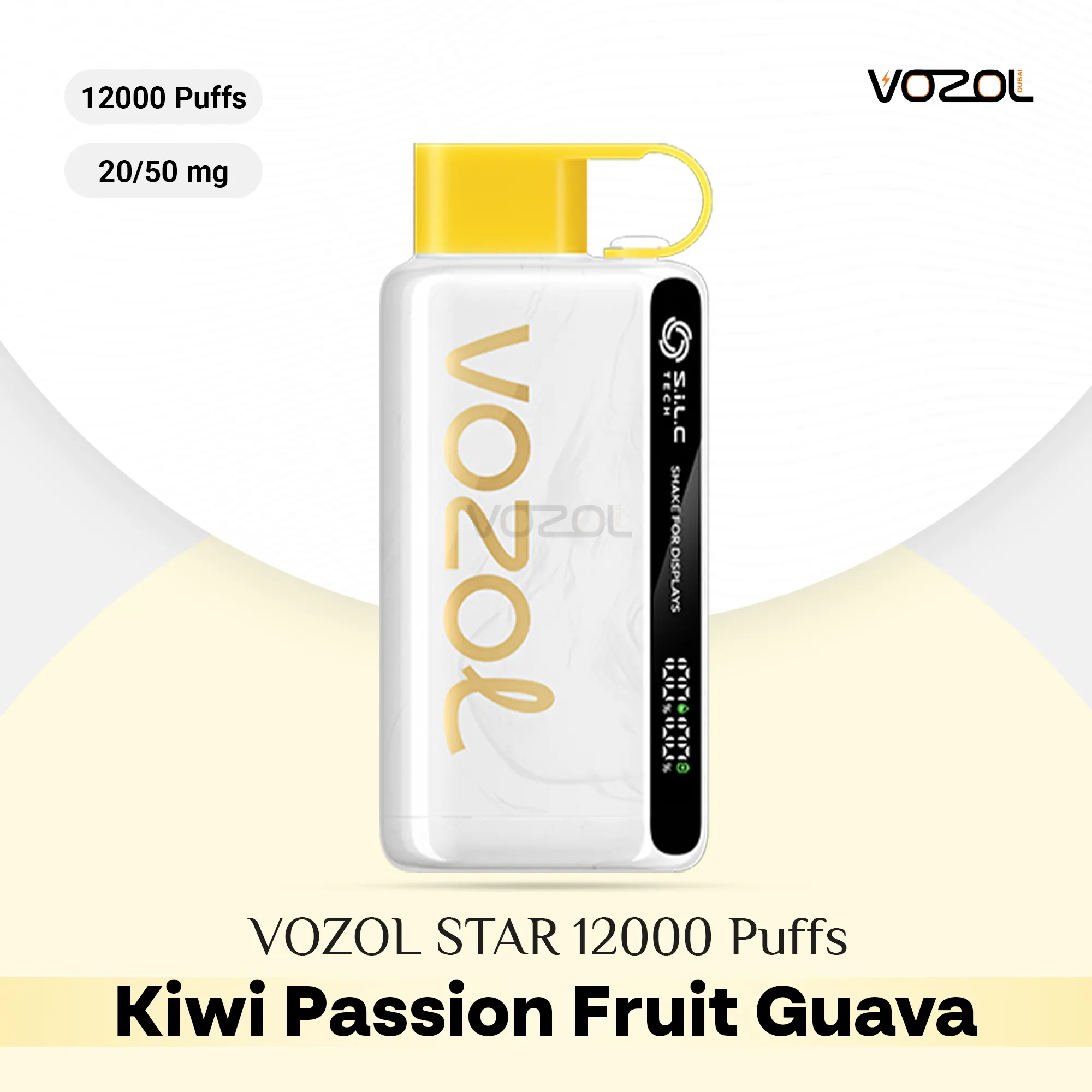 VOZOL STAR 12000 Puffs Kiwi Passionfruit Guava in UAE