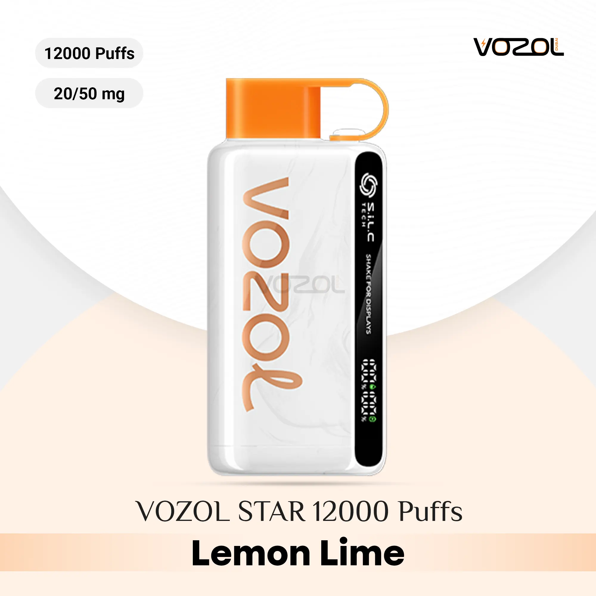 Buy VOZOL STAR 12000 Puffs Lemon Lime Disposable in UAE