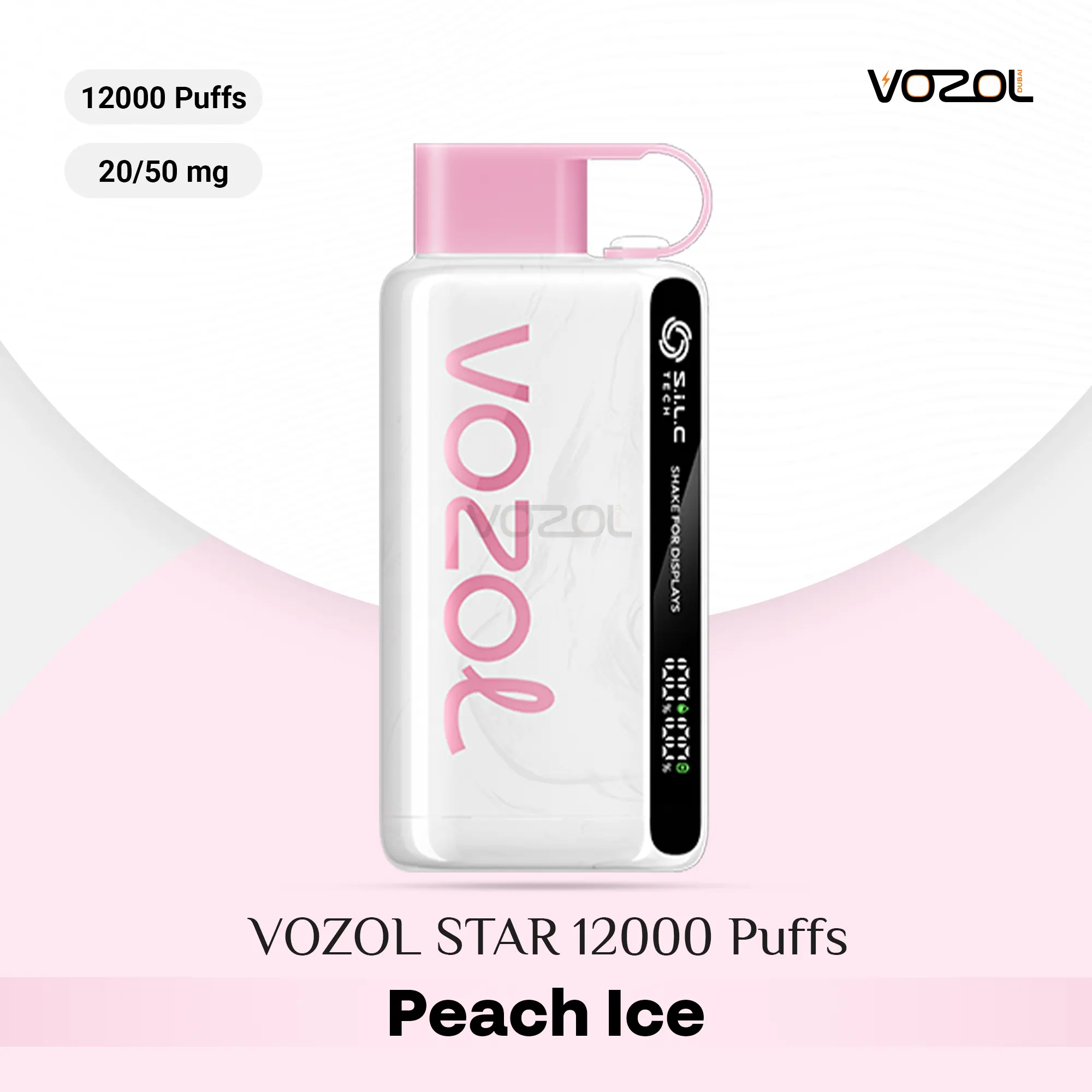 VOZOL STAR 12000 Puffs Peach Ice Disposable in Dubai VOZOL STAR 12000 Puffs Peach Ice Disposable in Dubai