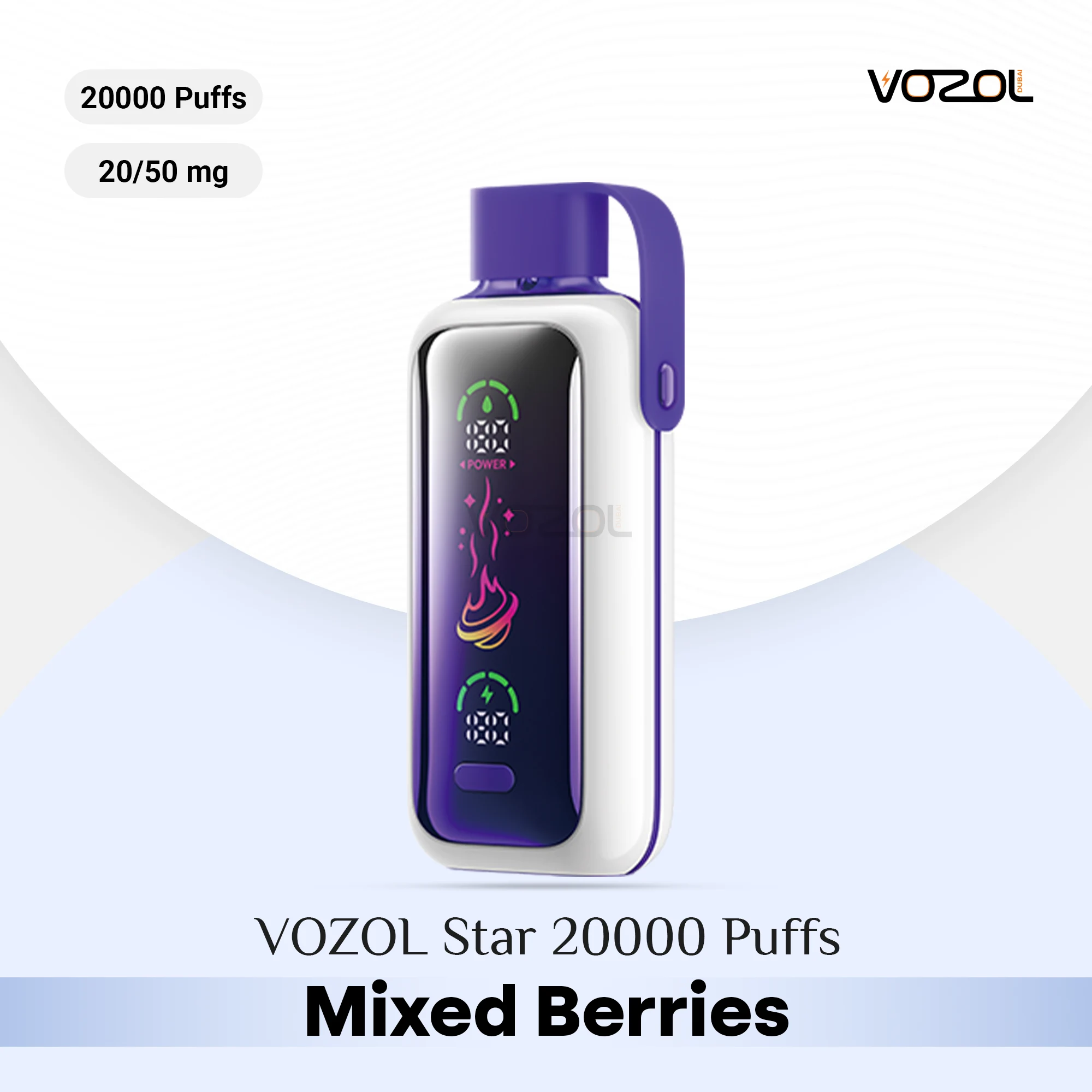 Buy VOZOL Star 20000 Puffs Mixed Berries Disposable